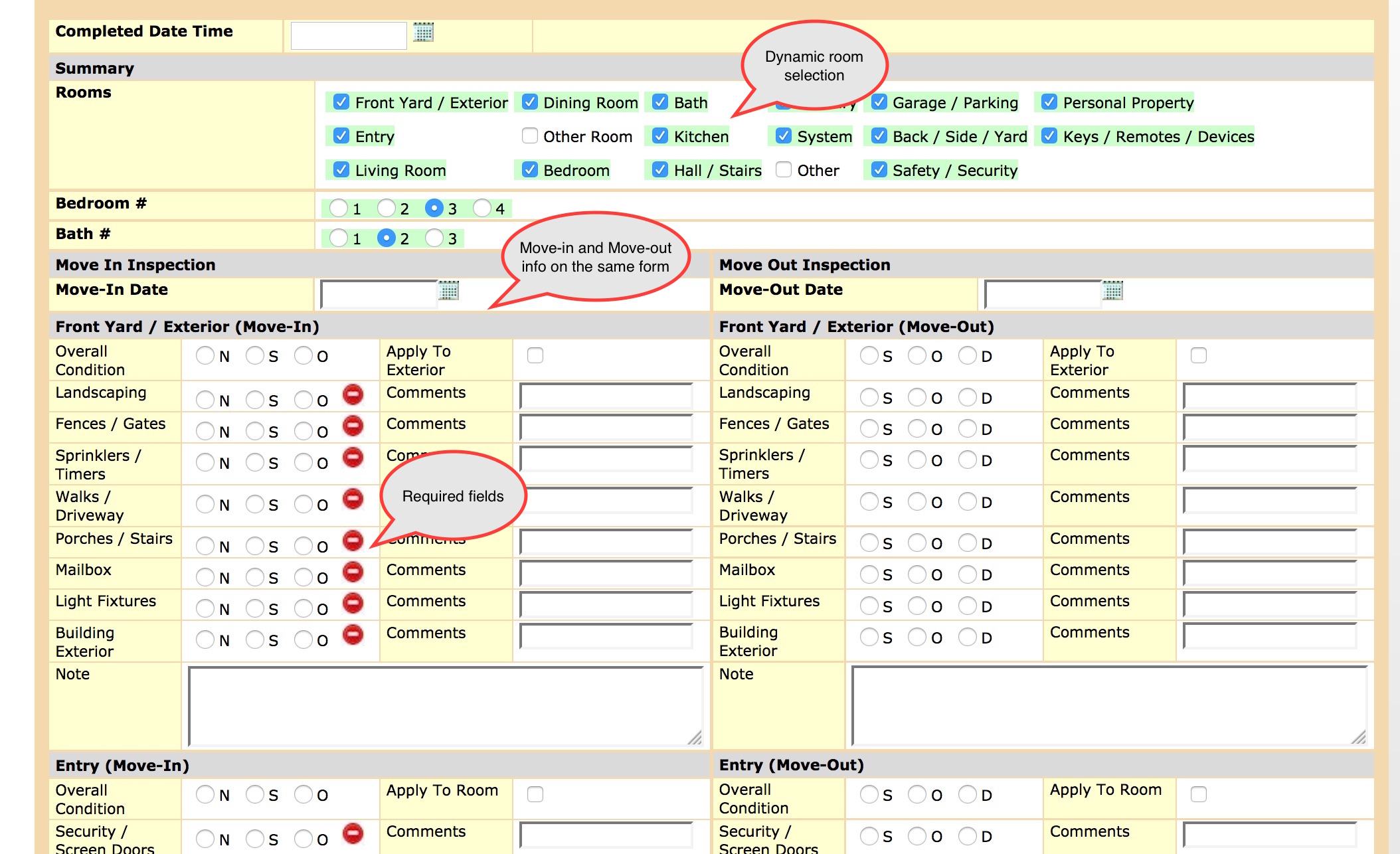 EZinspections: sample inspection forms, inspection checklists and ...